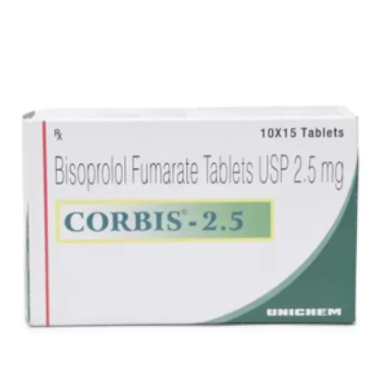 Corbis 2.5 Tablet Uses, Side Effects, Price buy online Buyrxsafe