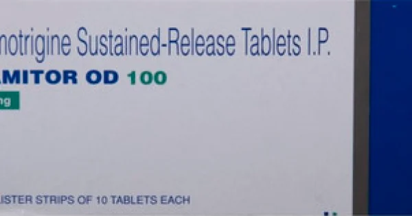 Lamitor OD 100 Mg Tablet SR | Lamotrigine | Lamictal