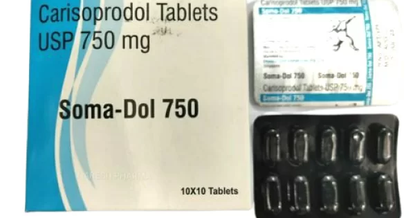 Soma Dol 750mg | Carisoprodol | For Muscle Pain Relief