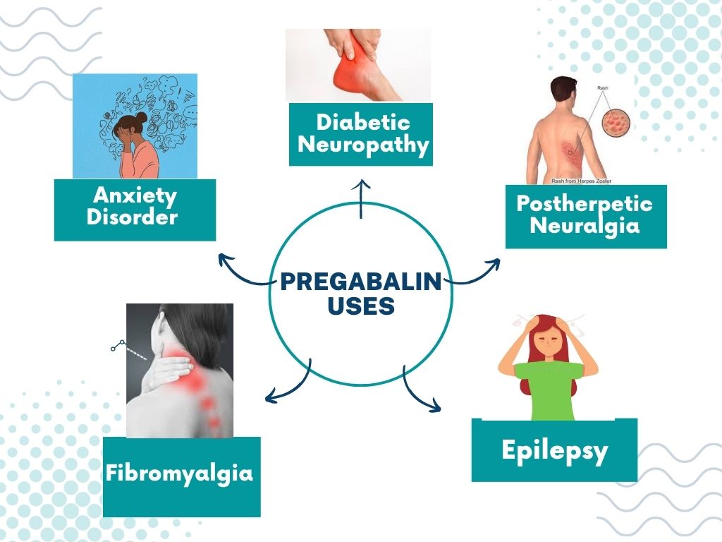 Pregalin 50Mg Capsule (Pregabalin) Treat Nerve damage
